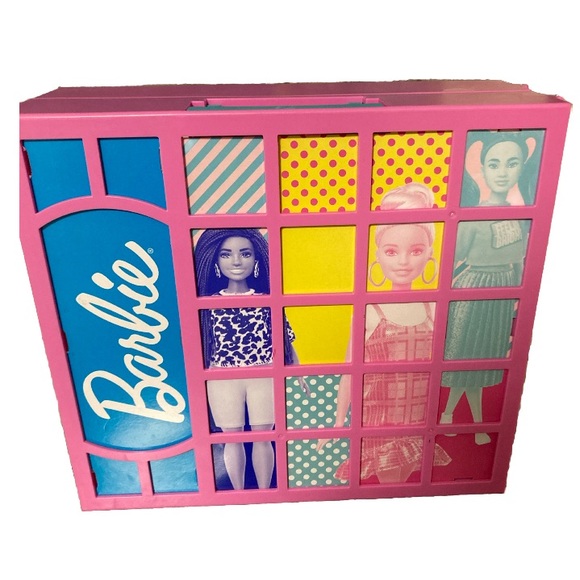 Barbie | Toys | Barbie Mattel Pink Folding Dream Closet Wardrobe Carry ...